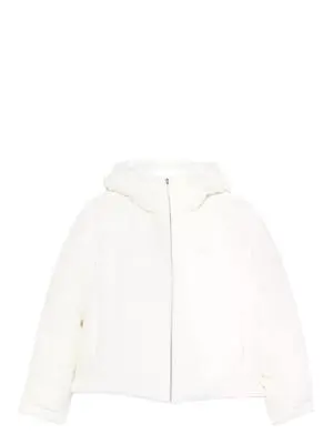 Gucci Hooded Bouclé Jacket - White