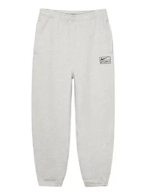 StÜssy X Nike Fleece Pant - Grey Heather