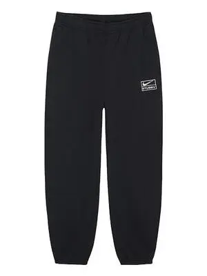 StÜssy X Nike Stone Washed Fleece Pant - Black