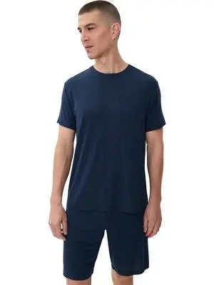 Tommy John Second Skin Sleep Pocket Tee - Dress Blues