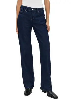 7 FOR ALL MANKIND Low Straight Jeans