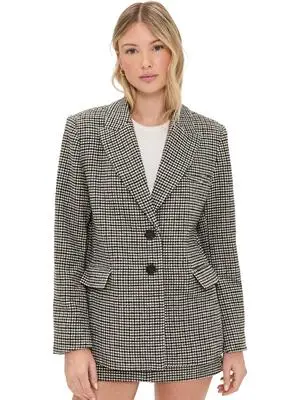 Joe's Jeans The Boyfriend Blazer - Black/chocolate