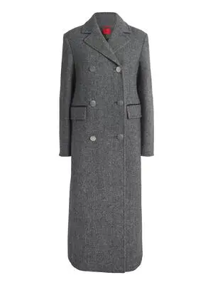 Max & Co. Wool Double-breasted Coat - Grey