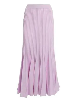 Arch4 Cashmere Sabrina Midi Skirt - Purple
