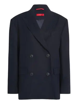 MAX & CO. Wool-Blend Double-Breasted Pea Coat