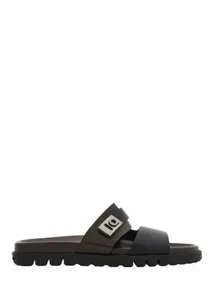 FERRAGAMO Chunky Sandal With Hug Buckle Black