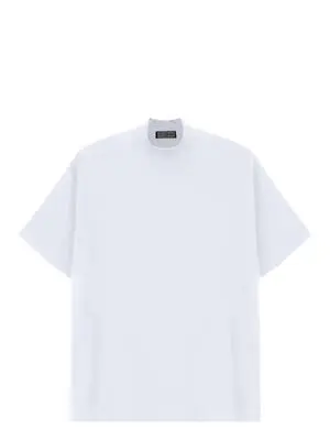 AMAPO Mock-neck T-shirt - White