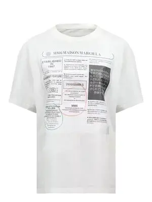 MAISON MARGIELA Stamp Logo T-shirt - White