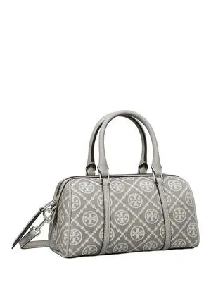 TORY BURCH T Monogram Utility Mini Barrel Bag