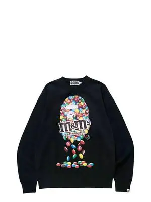 A BATHING APE X M&m's Crew-neck Sweatshirt - Black