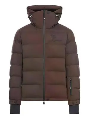 Moncler Hooded Ski Jacket - Brown