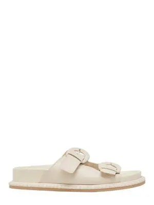 DOLCEVITA Shauny Buckled Sandals - Bone Leather