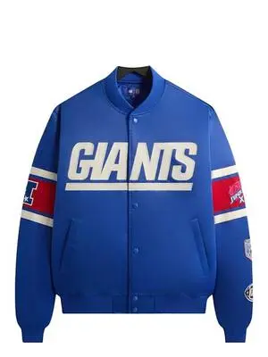 Kith X Nfl New York Giants Satin Bomber Jacket - Current