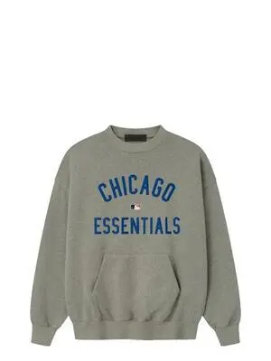 Fear Of God Essentials Cubs Sport Crewneck Sweatshirt - Concrete Heather