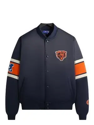 Kith X Nfl Chicago Bears Satin Bomber Jacket - Nocturnal
