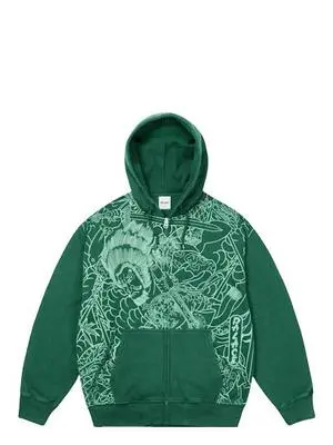 PALACE Susanoo Zip Hoodie - Racey Green