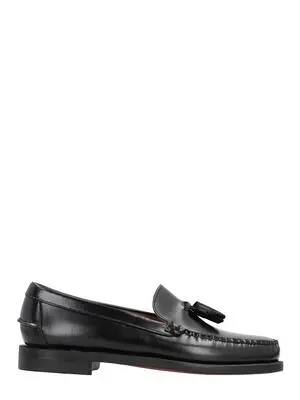 SEBAGO Will Leather Moc Toe Loafers - Black