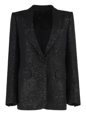 TOM FORD Tom Ford Single-Breasted Wool-Blend Crepe Jacket