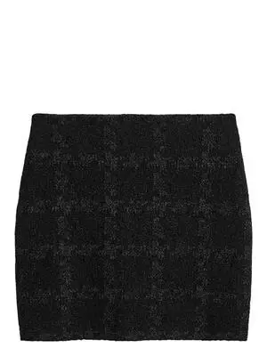 Cos Sparkly Bouclé-knit Mini Skirt - Black