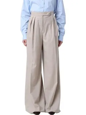 Max Mara Wide-Leg Trousers Sand