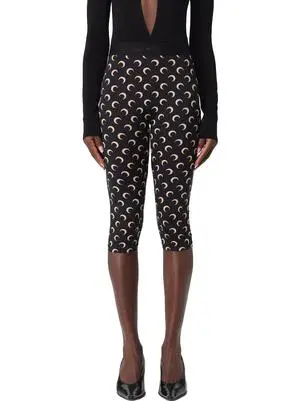 MARINE SERRE Printed Capri Pants Black