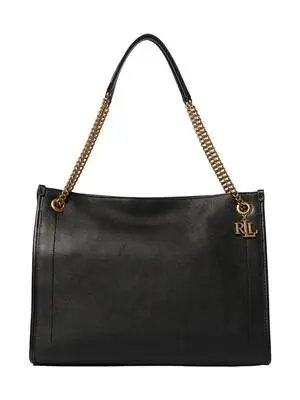 Ralph Lauren Shoulder Bag With Chain Strap - Black