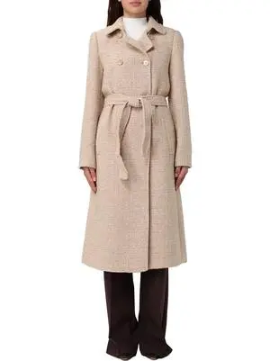TWINSET Belted Coat - Beige