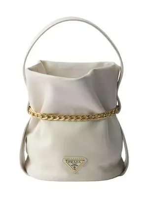 Prada Mini Bucket Bag - White