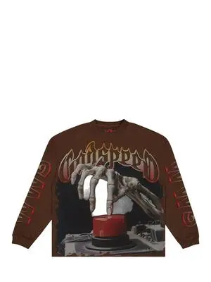 GODSPEED Code Red Long-sleeve T-shirt - Brown