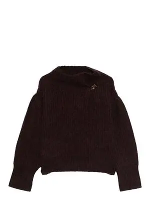 Dries Van Noten Teubina Embellished Sweater - Red
