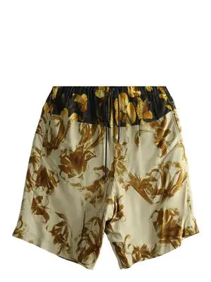 Dries Van Noten Floral Print Piperi Pants - Tan
