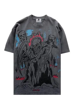 WARREN LOTAS Summoner Vintage Wash T-shirt - Black