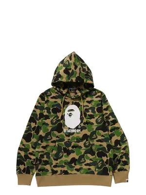 A BATHING APE Abc Camo Pullover Hoodie - Green