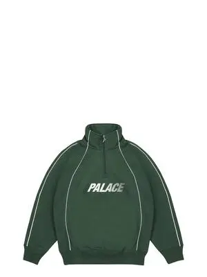 PALACE Fast Logo Quarter Zip - Green