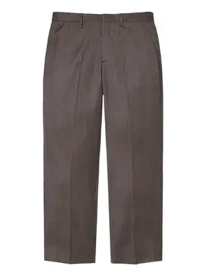 Supreme Striped Wool Trousers - Brown
