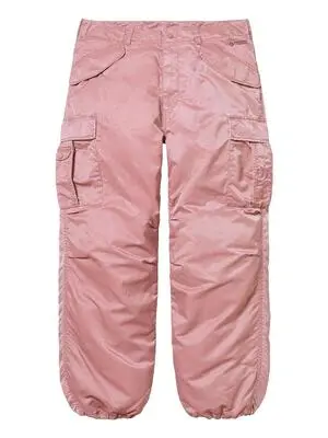 Supreme Washed Flight Satin Cargo Pant - Pink