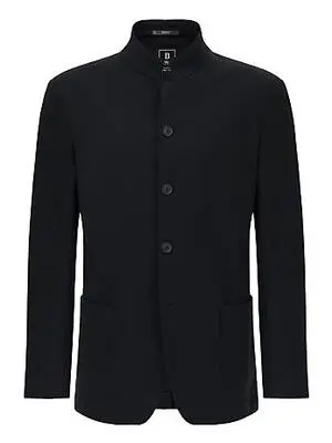 Boggi Milano B Tech Technical Wool Jacket - Black