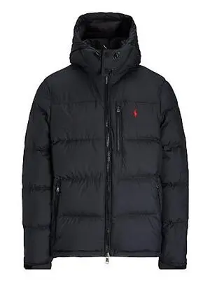 Ralph Lauren Hooded Logo-embroidered Shell Jacket - Polo Black