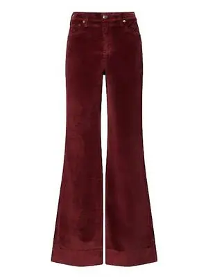 Rag & Bone Skylar High-rise Corduroy Trousers - Brgdy