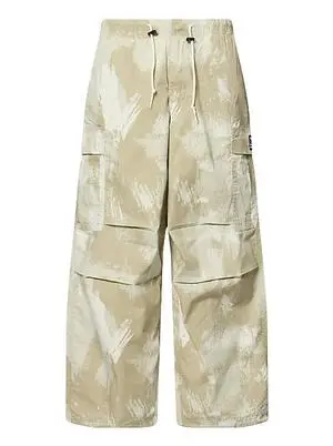 Obey Giant Cargo Cotton-blend Trousers - Brushed Camo