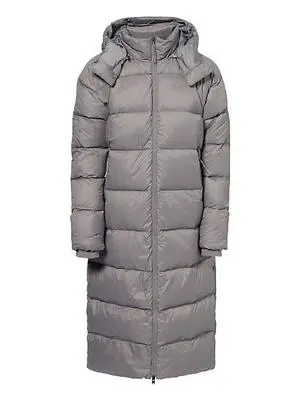 The North Face City Hooded Shell-down Padded Parka Coat - Smoked Pearl