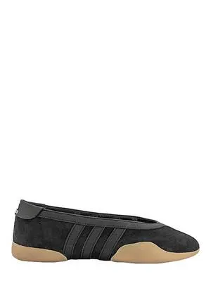 Adidas Taekwondo Mei Leather Ballet Flats - Black Black Gum