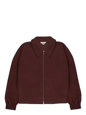 RO&ZO Cotton-blend Bomber Jacket - Chocolate