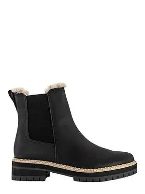 Toms Bennet Lined Suede Ankle Boots - Black