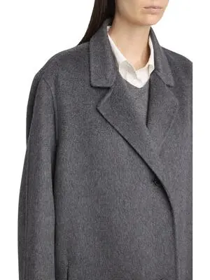 THE ROW Gustaf Cashmere-silk Coat - Gray