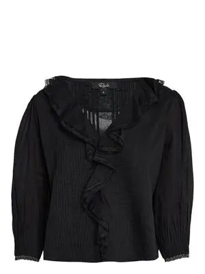 Rails Mare Ruffle Blouse - Black