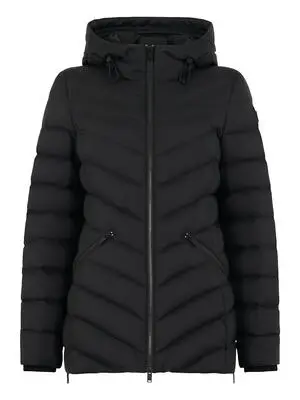 Moose Knuckles Rockcliff Hooded Down Puffer Jacket - Black