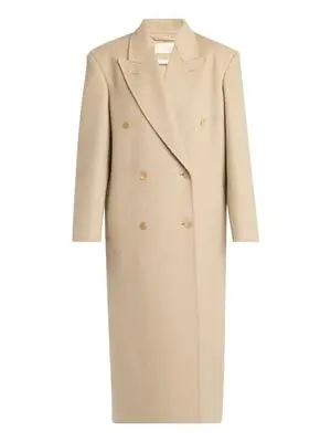 THE ROW Hariet Cashmere Coat - Ltgray