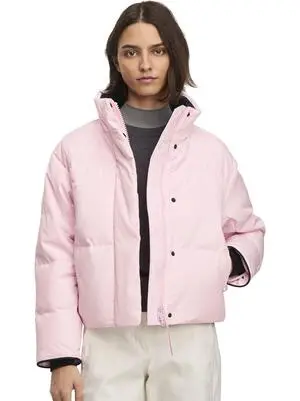 Canada Goose Grandview Cropped Jacket Tonal Label - Bloom Pink