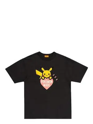 HUMAN MADE X Pokemon Graphic Pikachu Seoul T-shirt - Black